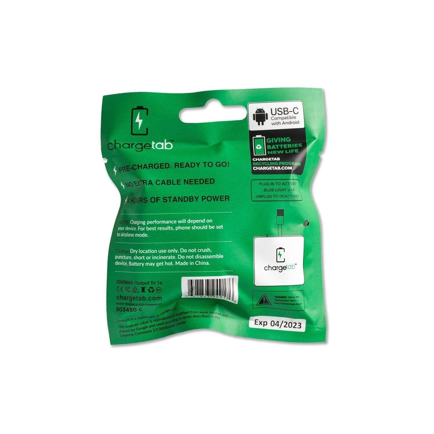 USB-C Emergency Phone Battery Charger (10 pack) - ChargeTab